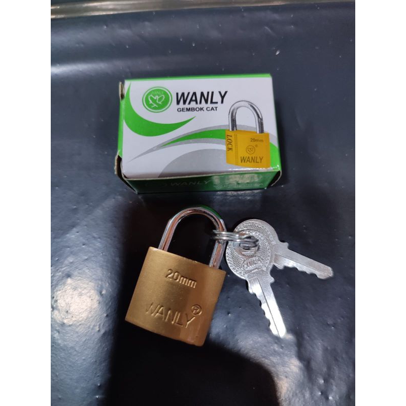 Jual Kunci Gembok Kuning 20mm Wanly | Shopee Indonesia