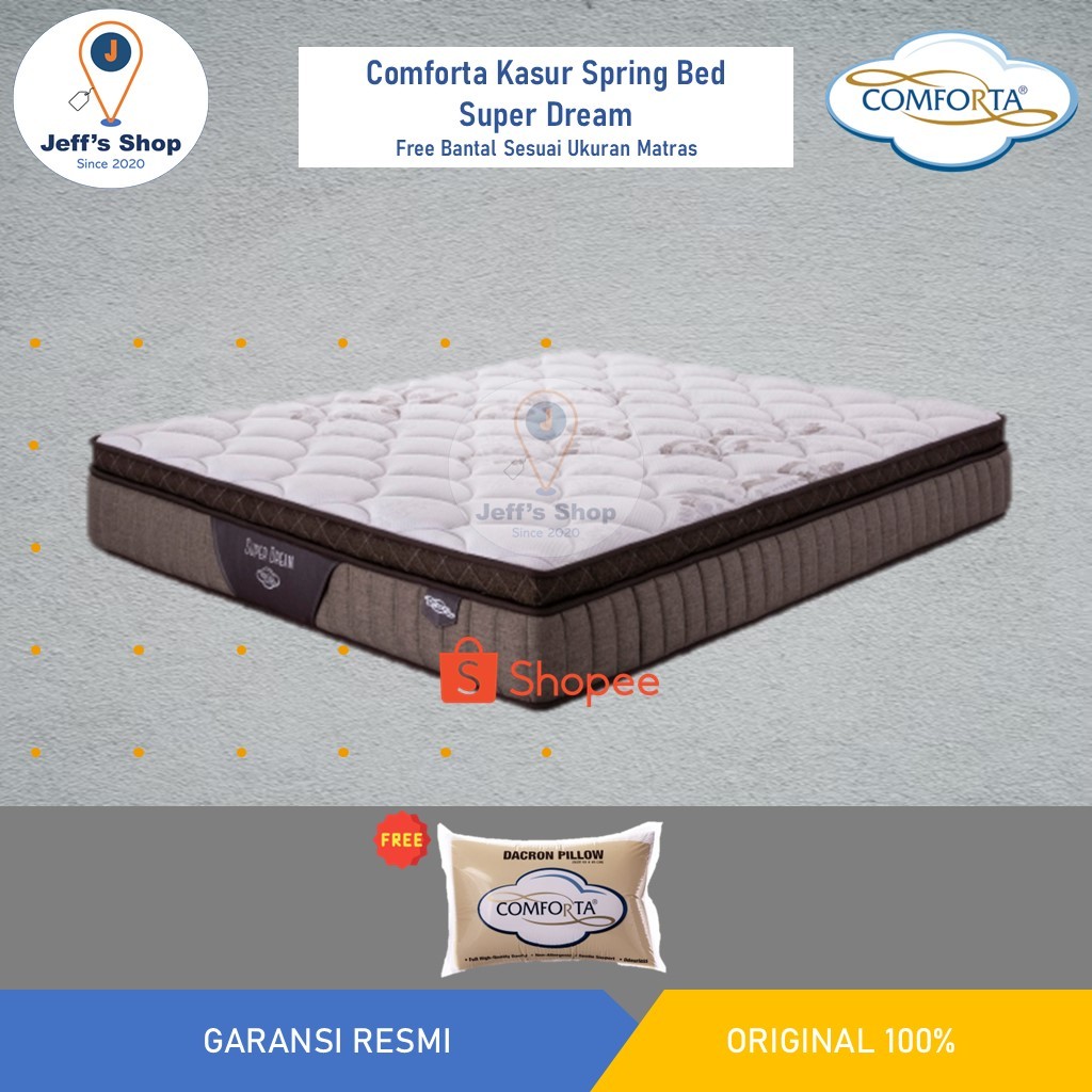 Jual Comforta Kasur Spring Bed Super Dream | Shopee Indonesia