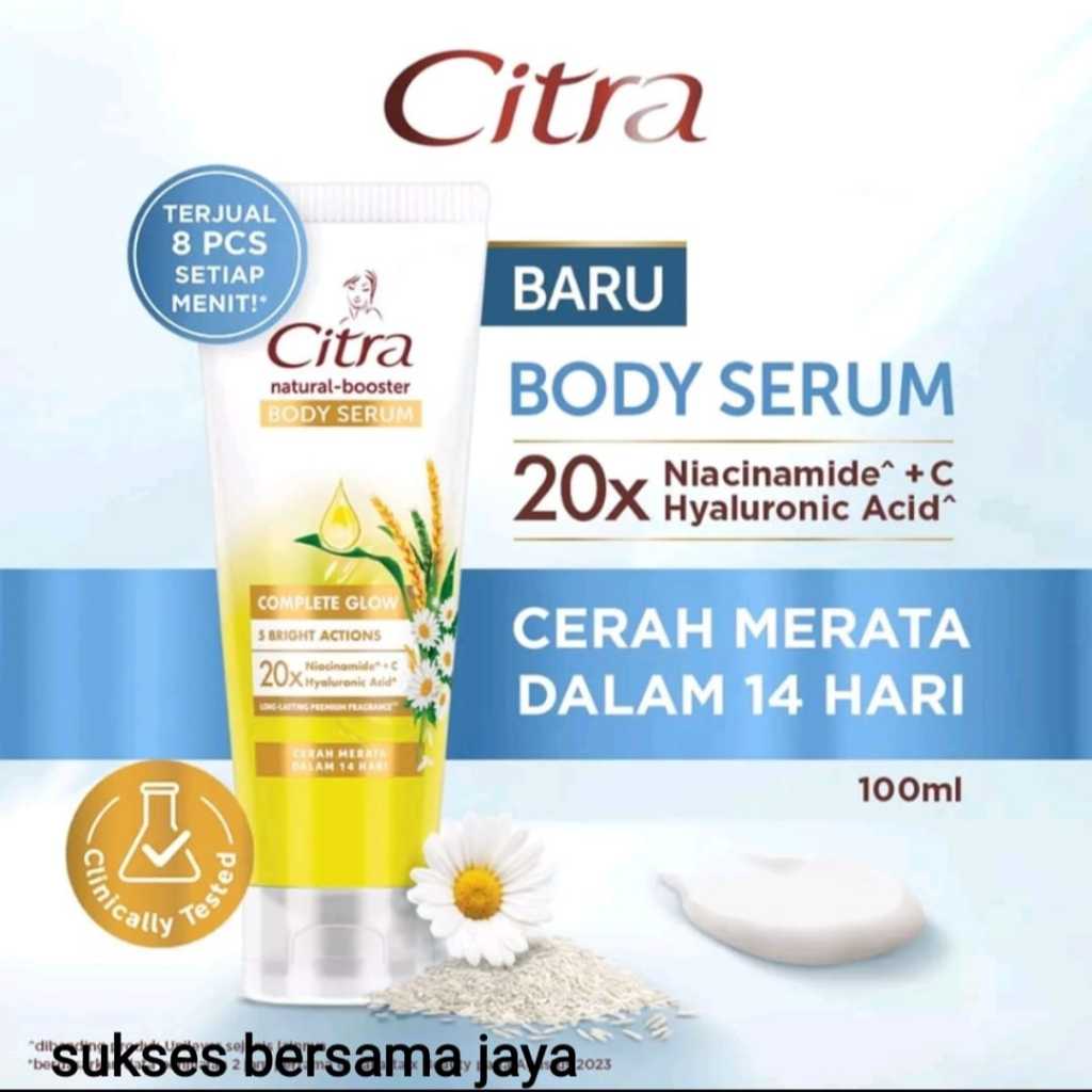 Jual Citra Natural Booster Body Serum Complete Glow with 20X ...