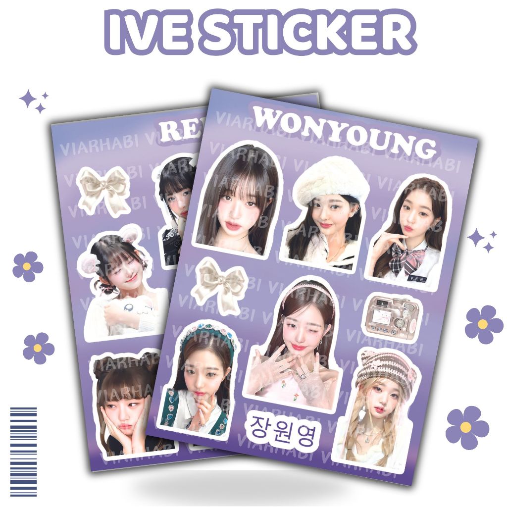 Jual [READY STOCK] STIKER REI WONYOUNG GAEUL LIZ YUJIN LEESEO IVE EDITION | Shopee Indonesia