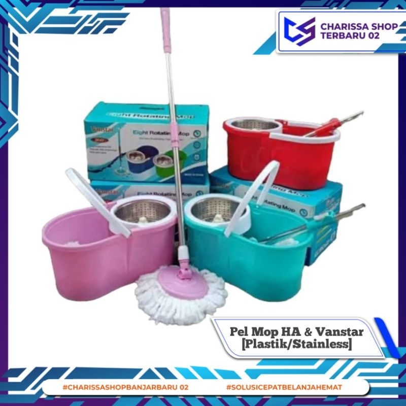 Jual Pel Mop HA & Vanstar [Plastik/Stainless] / Pel Mop Putar Peras ...