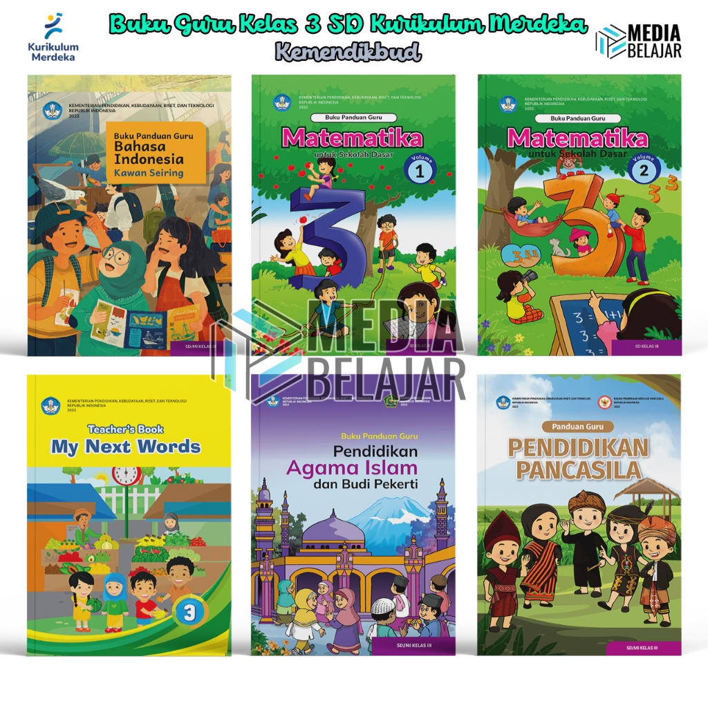 Jual Buku Guru Kelas 3 SD Kurikulum Merdeka Revisi Terbaru Original ...