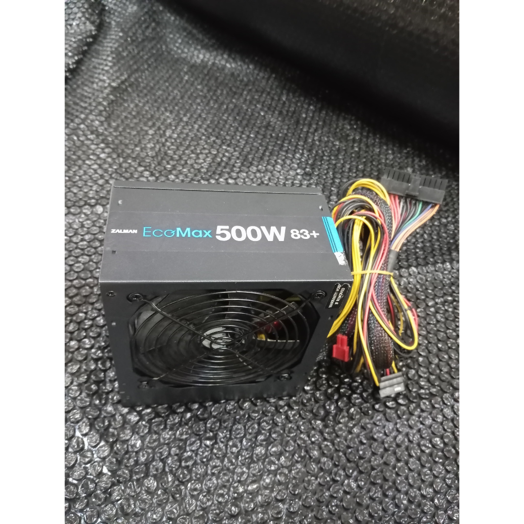 Jual PSU POWER SUPLLY EcoMax ZALMAN 500W 83+ KONDISI NORMAL | Shopee Indonesia