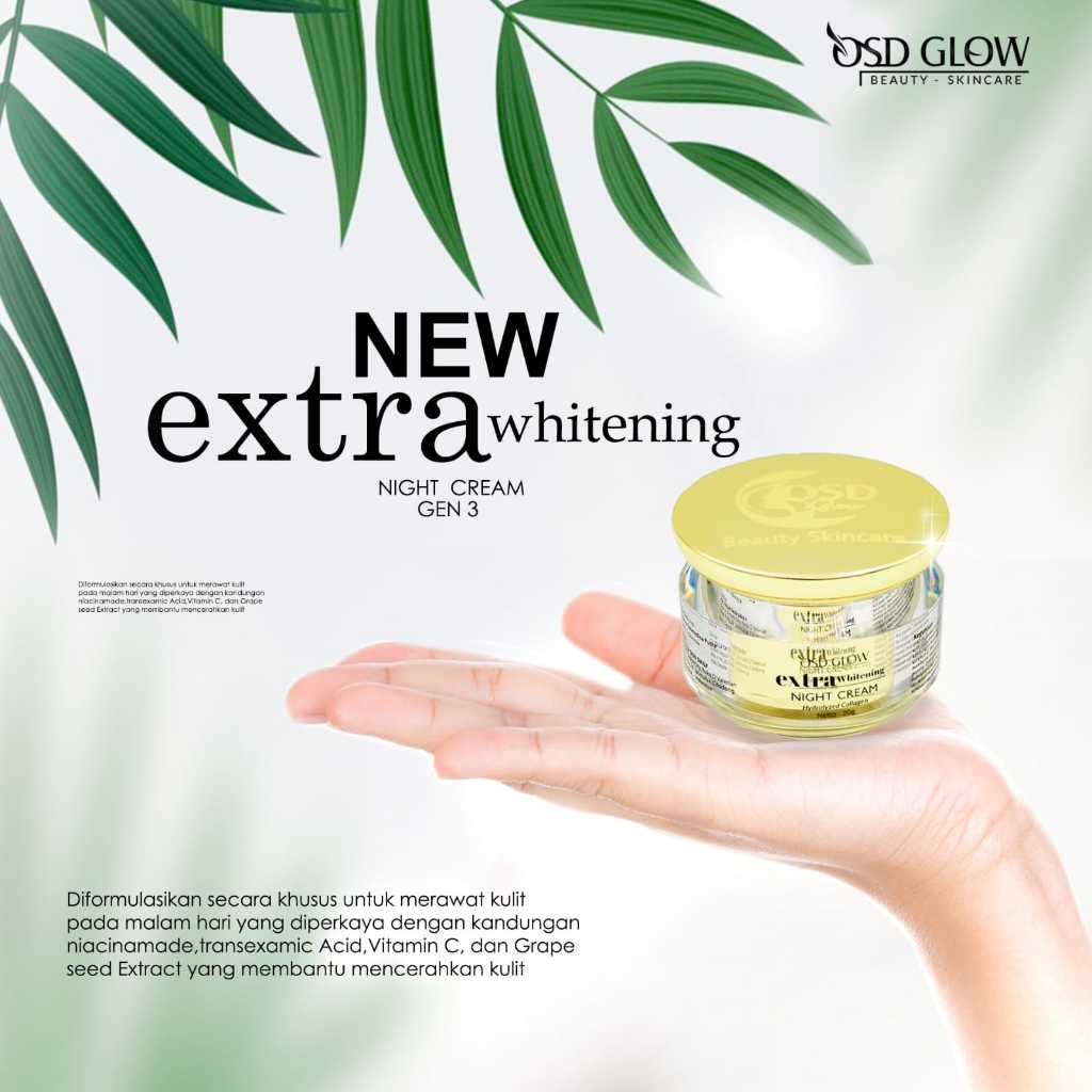 Jual Olla Skin Daily - Extra Whitening Night Cream Gen3 20gr | Shopee ...