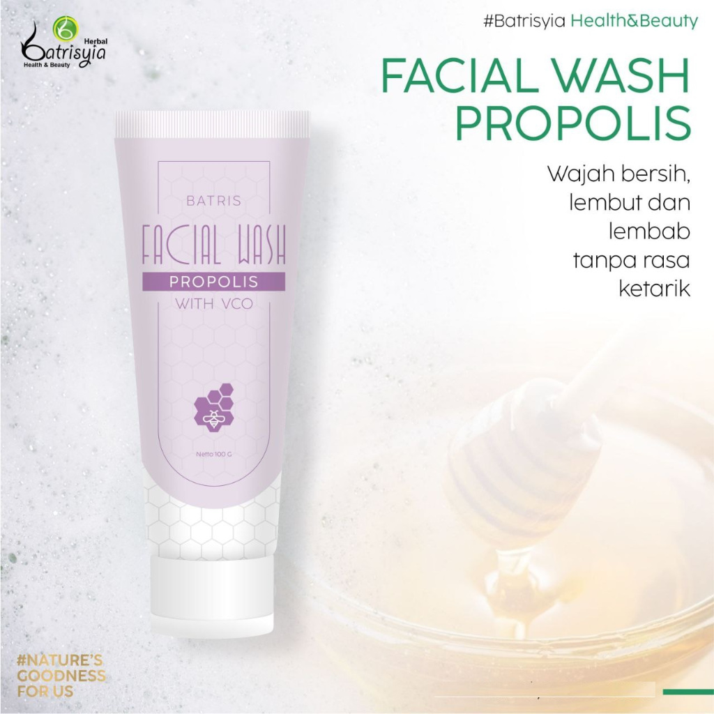 Jual Manfaat Facial Wash Propolis Batrisyia Herbal 100 ml | Shopee ...