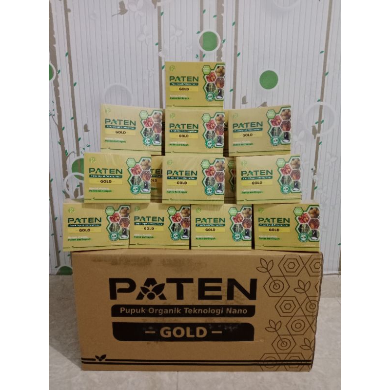 Jual Pupuk Paten Gold 10 box Promo | Pupuk Organik Sawit Ori | exd 2026 ...