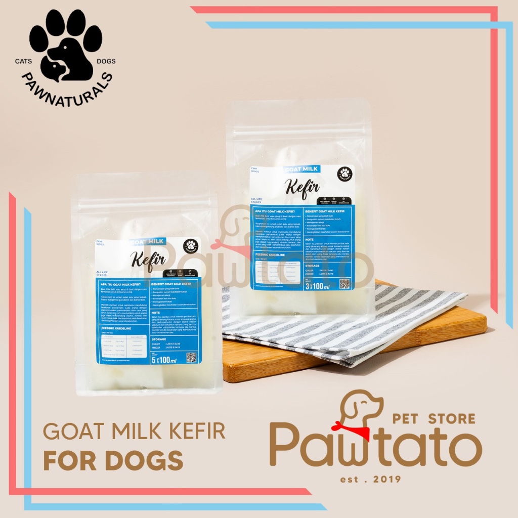 Jual Susu Fermentasi Paw Naturals Goat Milk Kefir Minuman Anjing Puppy ...