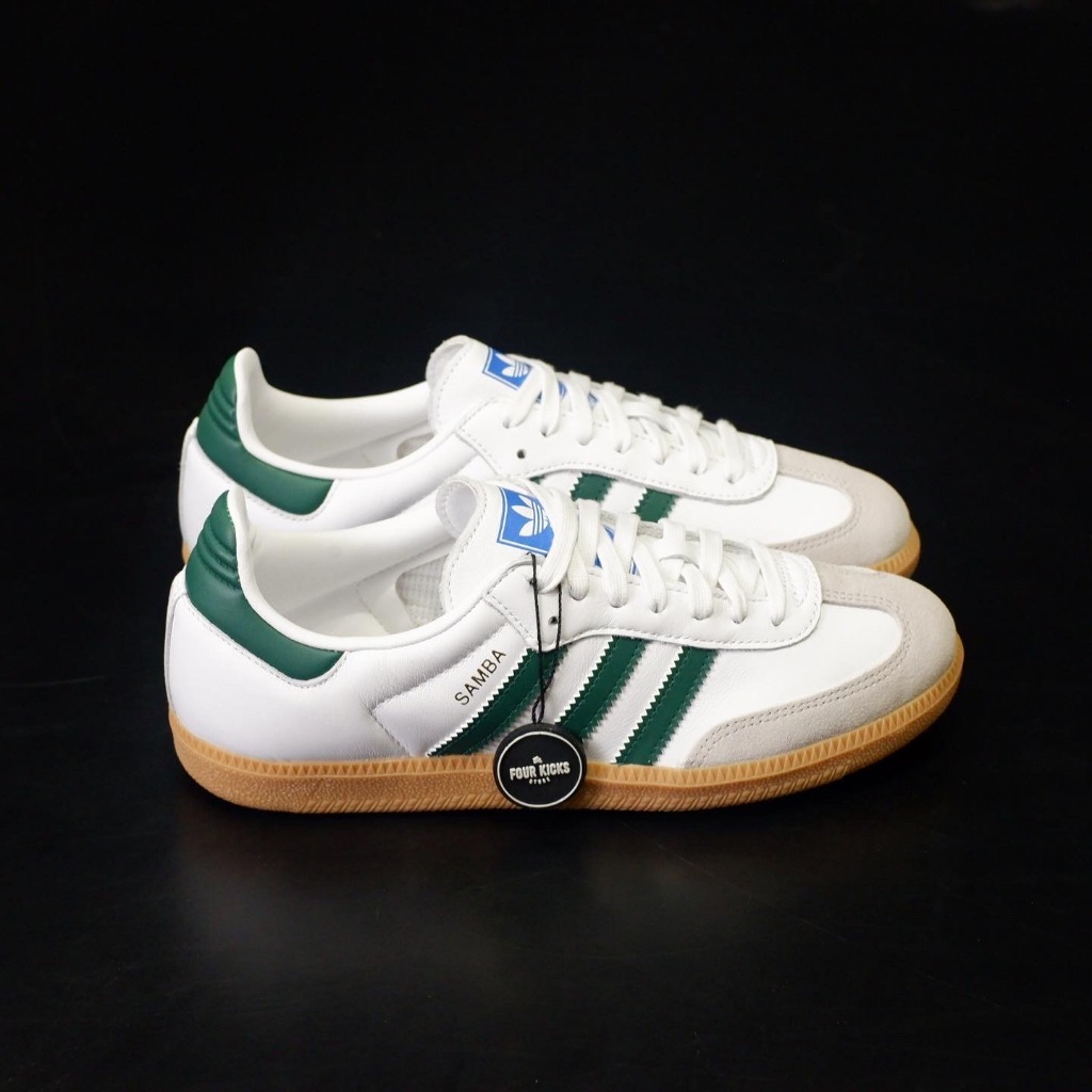 Jual Adidas Samba OG White Collegiate Green - 100% ORIGINAL RESMI | Shopee Indonesia