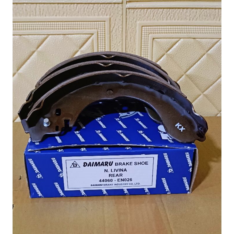 Jual KAMPAS REM NISSAN LIVINA 1500cc, 1800cc BELAKANG DAIMARU 1 SET | Shopee Indonesia