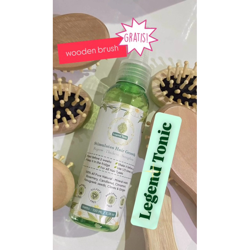 Jual Legend Tonic / Tonic Penumbuh Rambut / Hair Tonic / Rosemary Hair ...