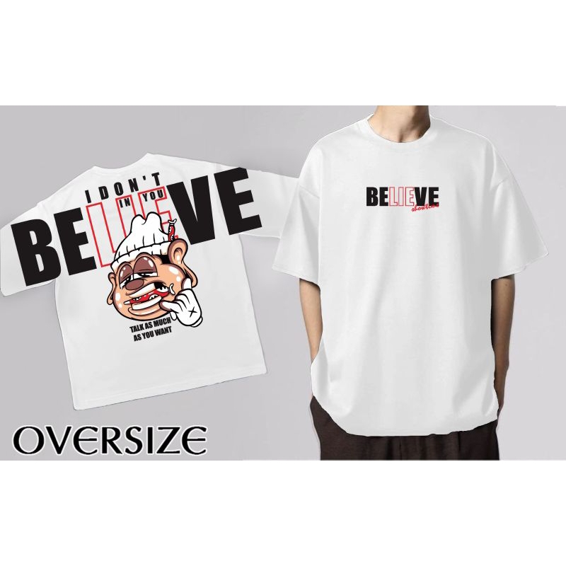 Jual Baju/Kaos/T-Shirt Distro Believe (Oversize) | Shopee Indonesia Jual Baju/Kaos/T-Shirt Distro Believe (Oversize) | Shopee Indonesia