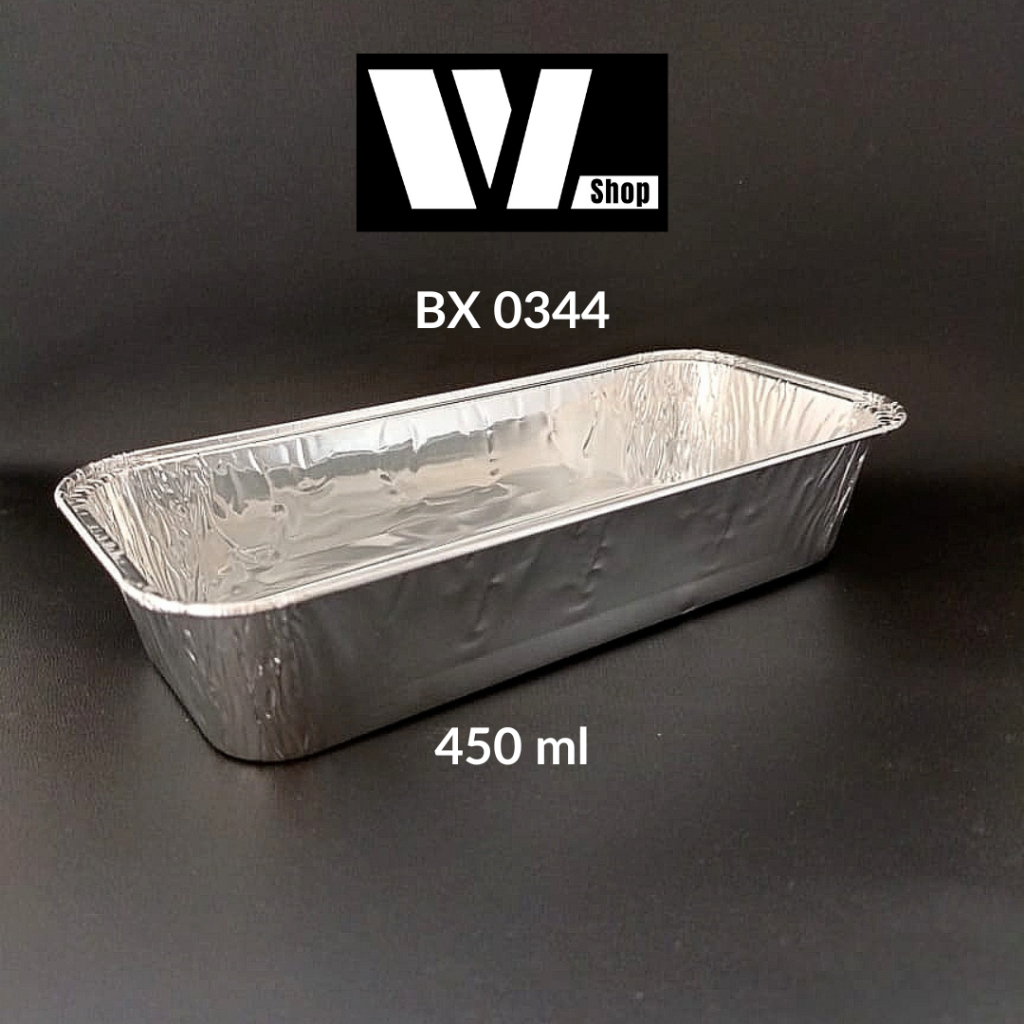 Jual Bx-0344 Aluminium Tray 450ml / BX0344 Alumunium Tray Panjang 450 ...