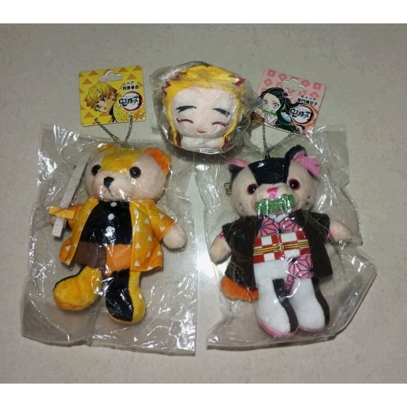 Jual Bear Beruang Agatsuma Zenitsu Kamado Nezuko Hugchara Bonus Rengoku ...