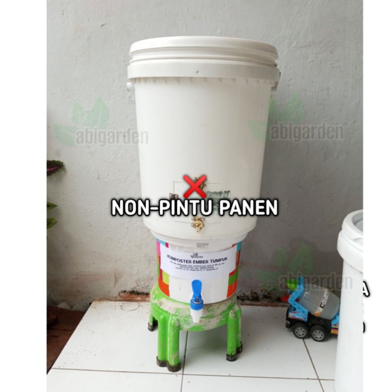 Jual Komposter Ember 20 Liter + Penampungan air lindi - Tong Komposter ...