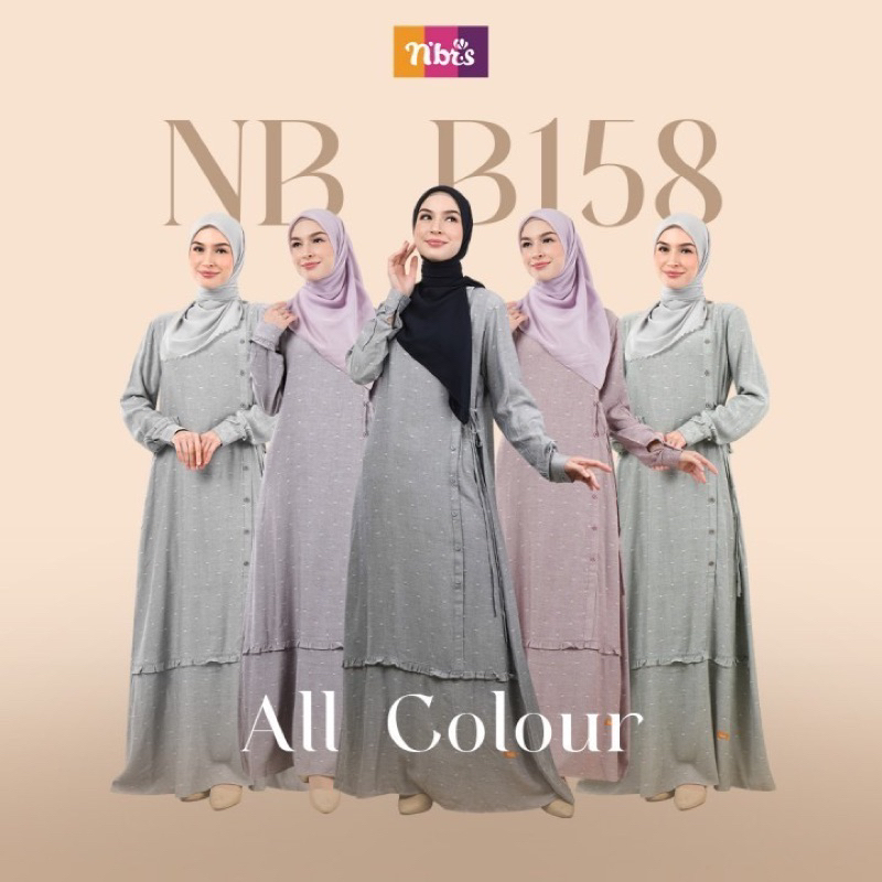 Jual NB B158 GAMIS NIBRAS | Shopee Indonesia