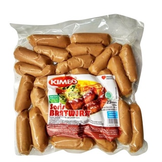 Jual Kimbo Sosis Mini Bratwurst Isi 25S/450Gram| Kimbo Sosis Cocktail ...