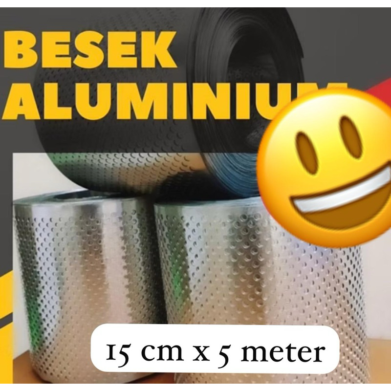 Jual Besek Walet Aluminium panjang 50 meter x lebar 15 cm / rumah walet ...