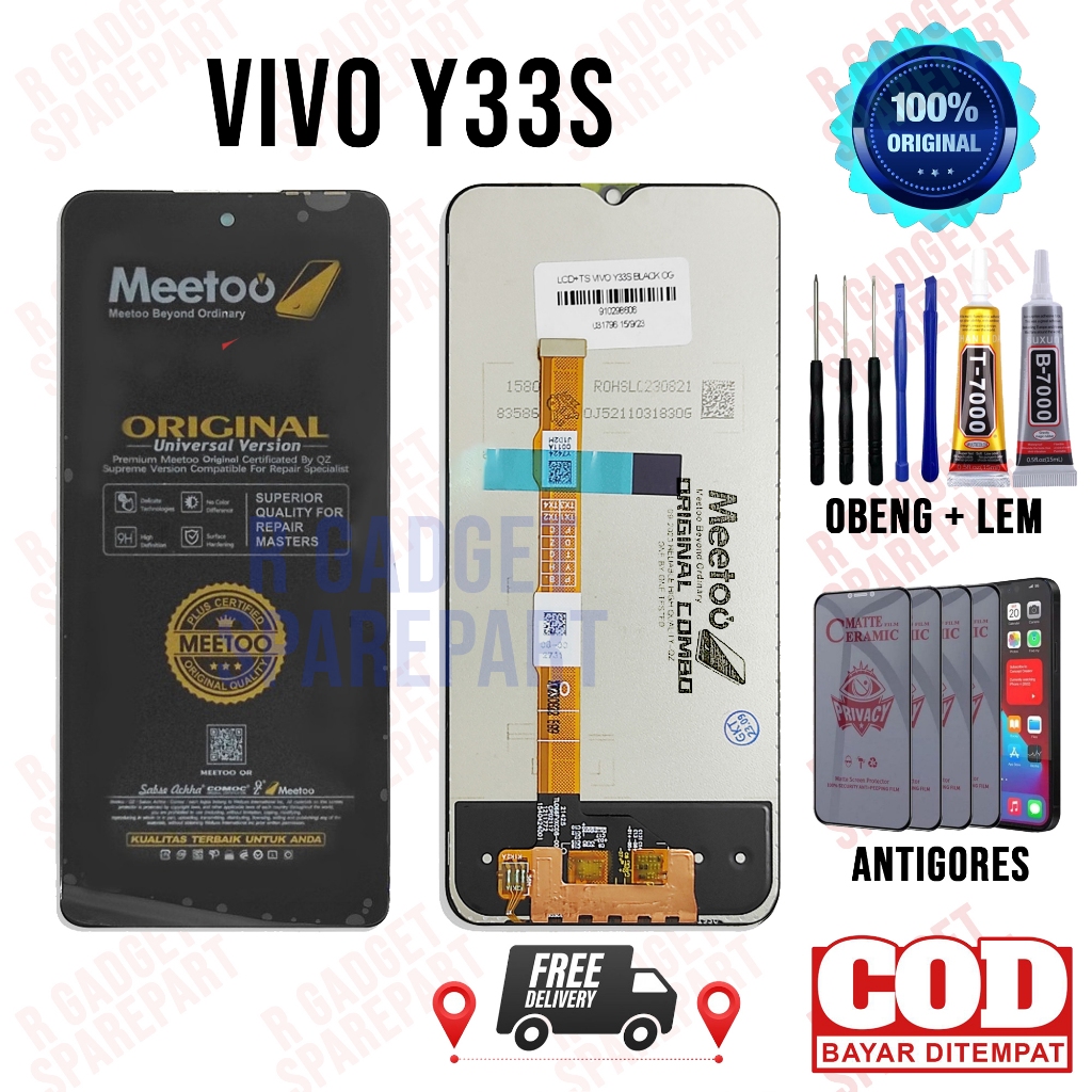 Jual Lcd Y33S Original OEM Quality Lcd Touchscreen Vivo Y33S Fullset ...
