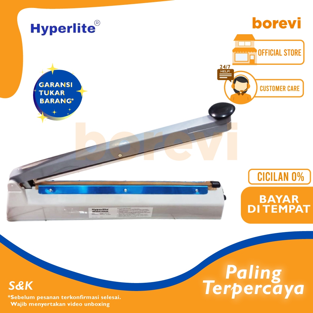 Jual HYPERLITE Impulse Sealer Tis 202 302 402 Trs 203 303 Alat Perekat ...