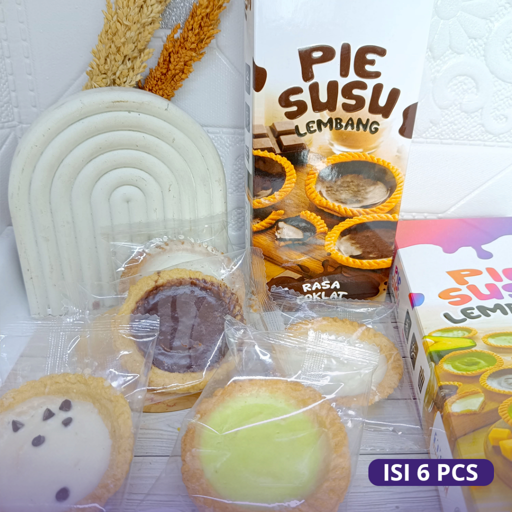 Jual PIE SUSU LEMBANG RASA COKELAT ORIGINAL SUSU MIX | PAI SUSU 1 BOX ...