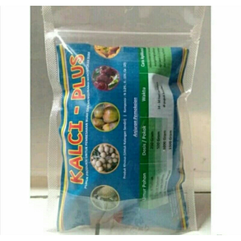 Jual KALCI-PLUS @ 500 gr/pack - Pupuk utk mengurangi kerontokan bunga ...