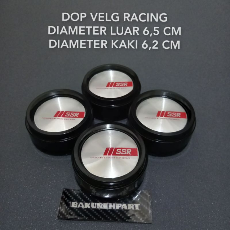 Jual Dop roda tutup velg mobil racing variasi tabung besar hitam logo ...