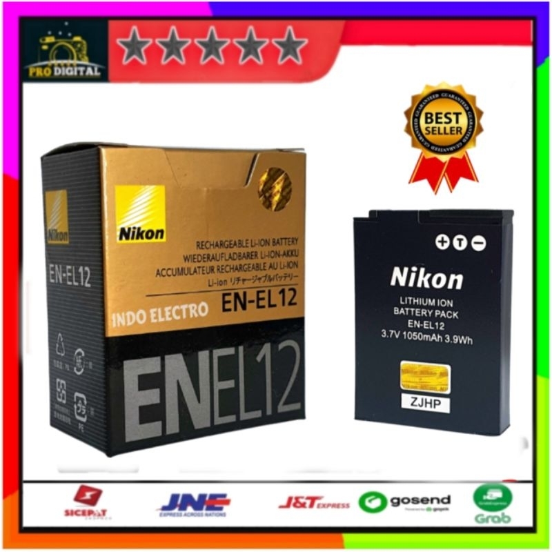 Jual Battery Nikon EN-EL12 garansi 1 tahun | Shopee Indonesia