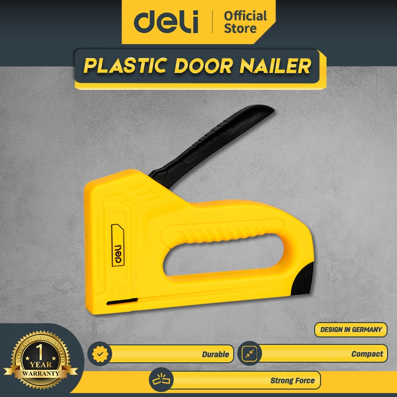 Jual Deli Staple Gun/ Staples Tembak Plastik 4-10MM Perkakas EDL238002 ...