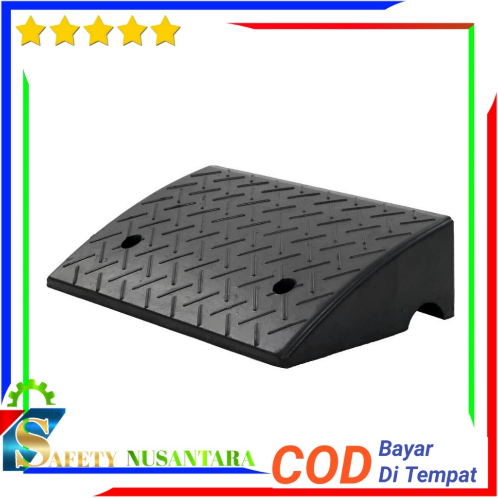 Jual Rubber Ramp Tanjakan Karet Anti Slip Panjang 48cm Tinggi 8cm ...