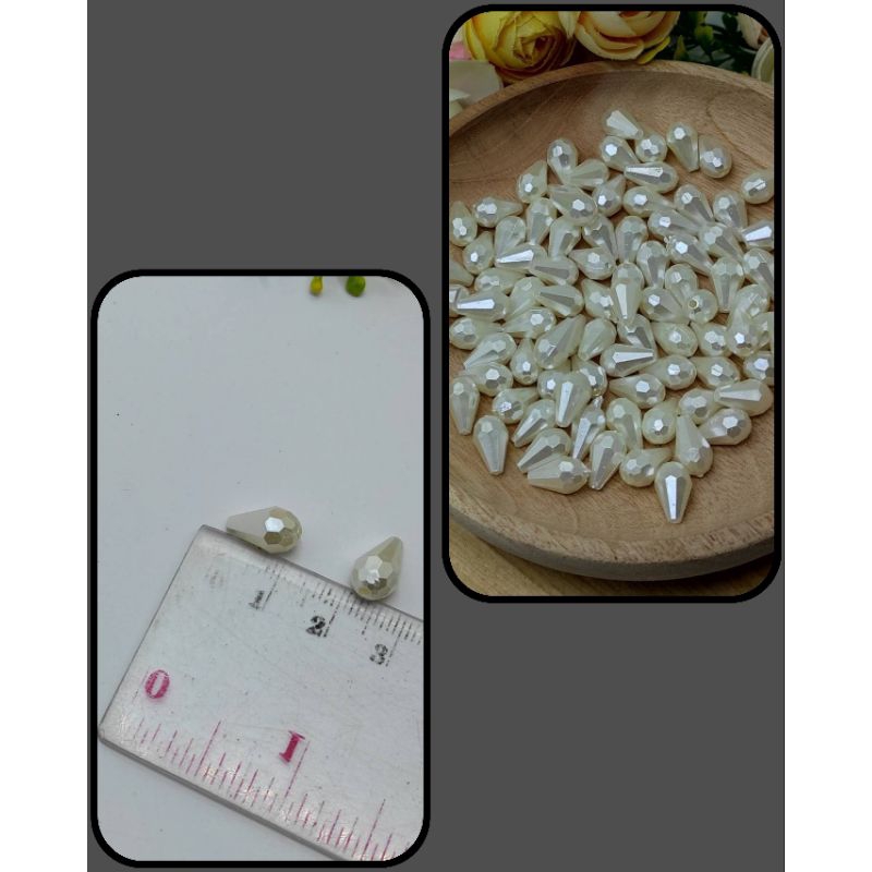 Jual mote tetes ivory 20 gram | manik tetes glossy | manik pearl tetes ...
