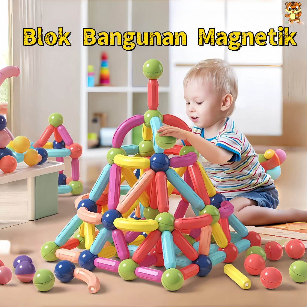 Jual Lele Toys Batang Magnetik Membangun Blok Mainan Pendidikan Mainan ...