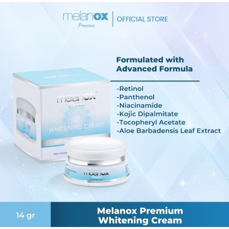Jual Melanox Premium Whitening Cream 14ml | Shopee Indonesia