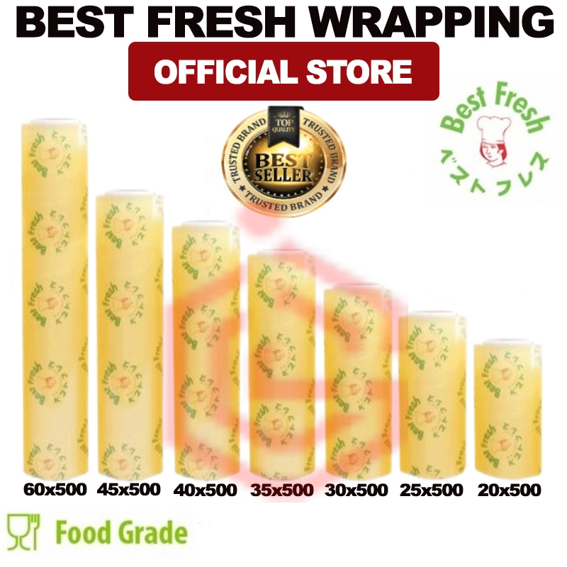 Jual BEST FRESH Cling Wrap Roll Premium | Wrapping Film Food Grade ...