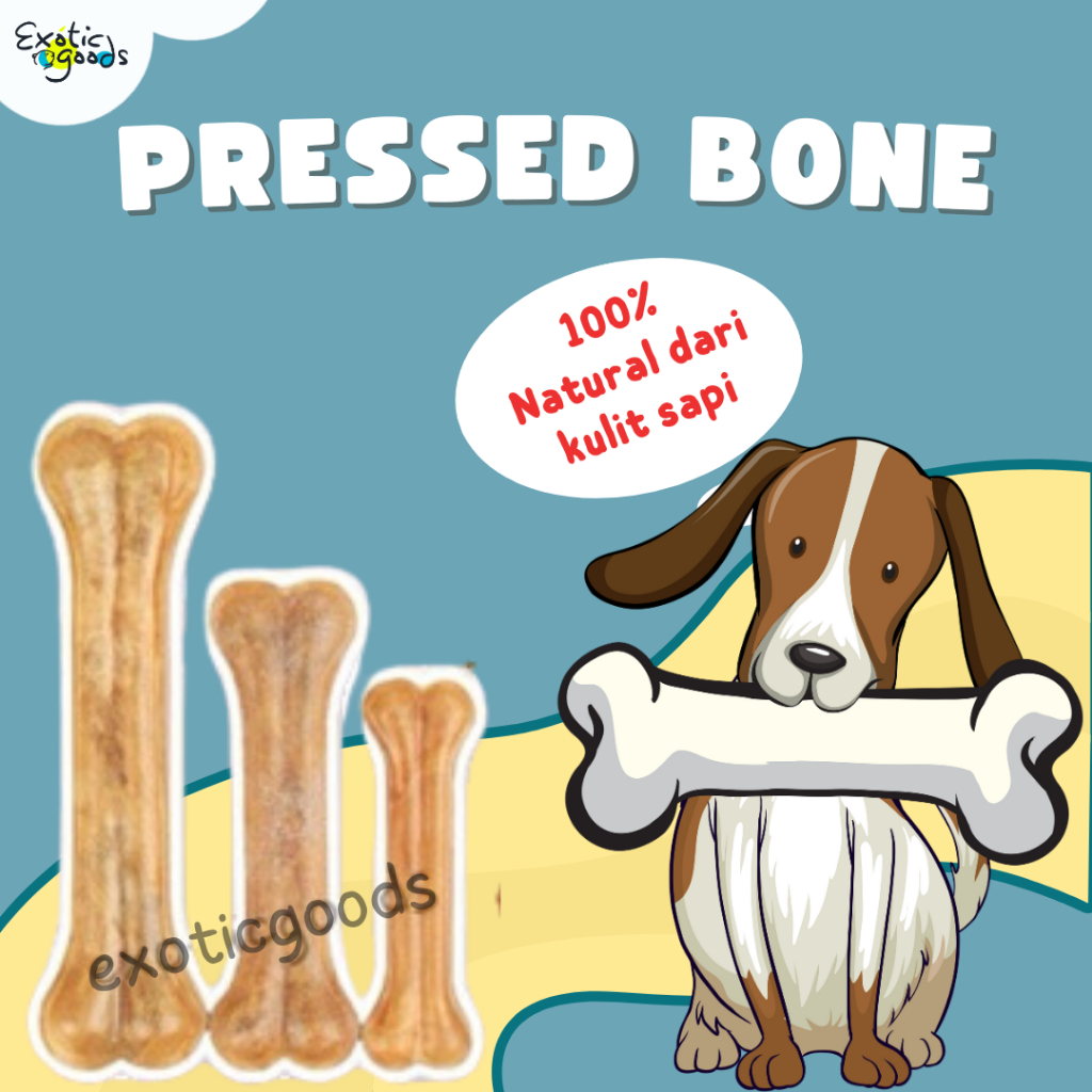 Jual PRESSED BONE RAWHIDE GIGITAN TULANG ANJING BERBAGAI UKURAN MAINAN ...