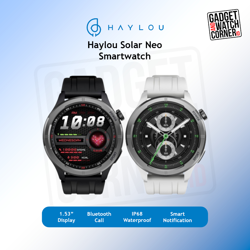 Jual Haylou SOLAR NEO Smartwatch 1.53" HD Display Bluetooth Call Smart ...