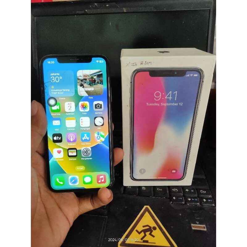Jual IPHONE X 256GB WIFFI ONLY (MINUS LCD RETAK) | Shopee Indonesia