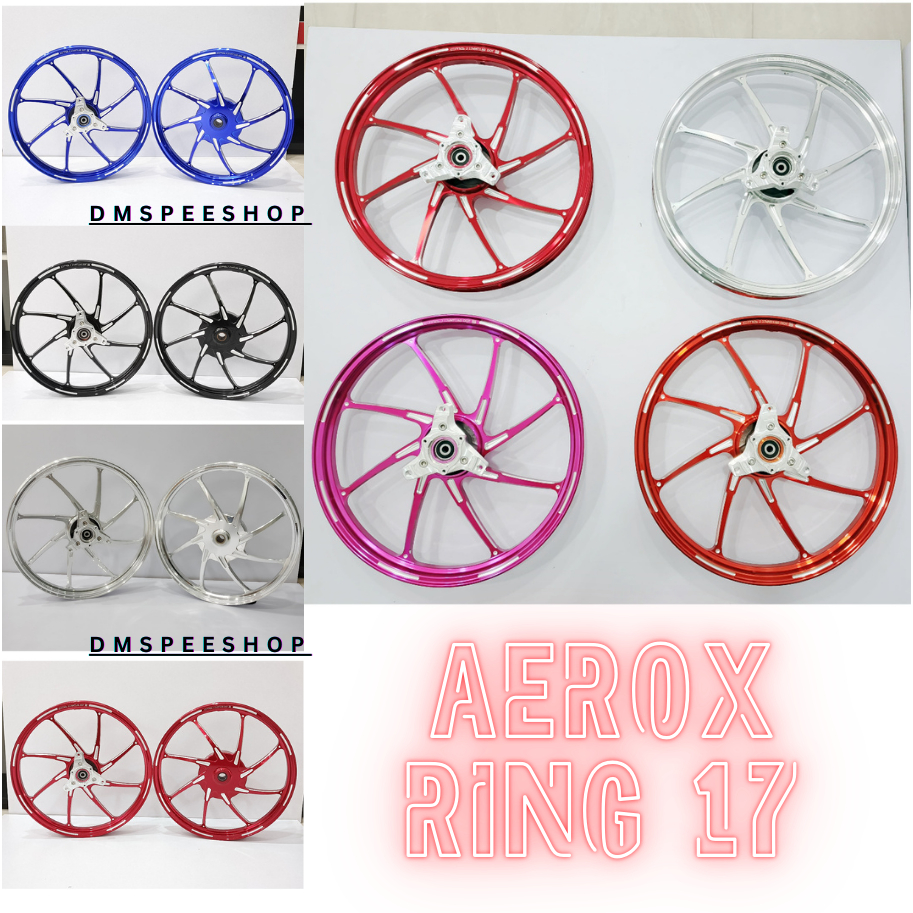Jual VELG CMG RACING ORIGINAL MG801 CNC AK 88 160x17 & 160x17 AEROX 155 ...