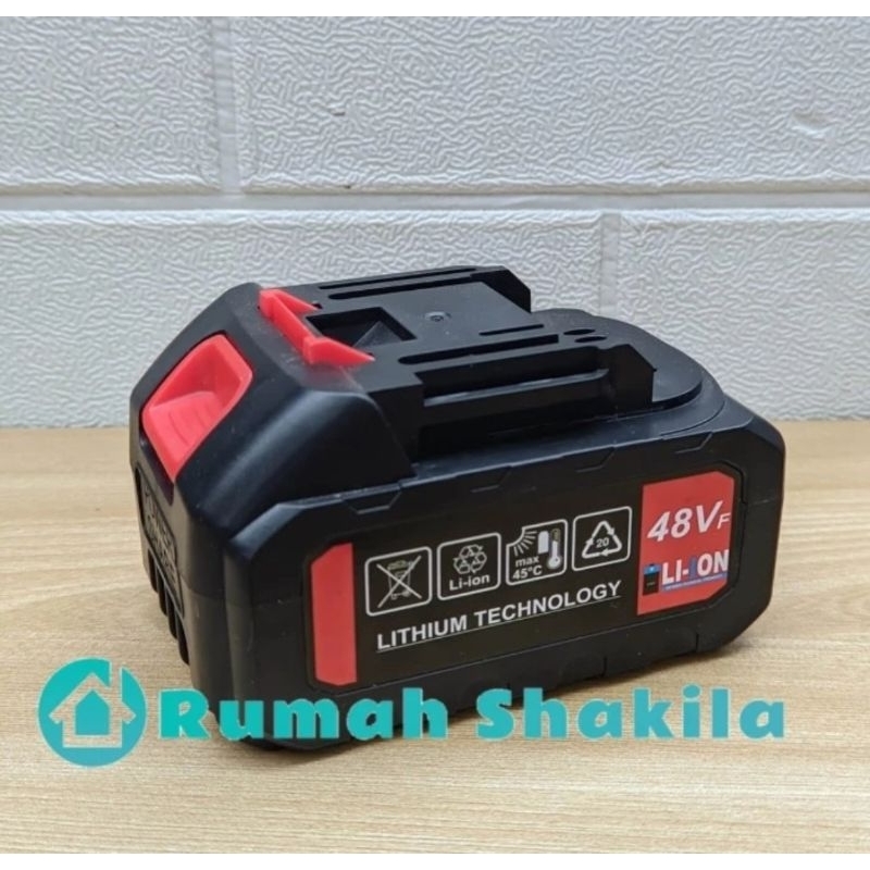 Jual Baterai Bor Impact 48v jld Baterai Bor cordless 48vf | Shopee Indonesia