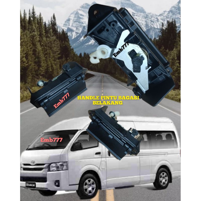 Jual HANDLE HANDEL LUAR BAGASI BELAKANG HIACE COMMUTER | Shopee Indonesia