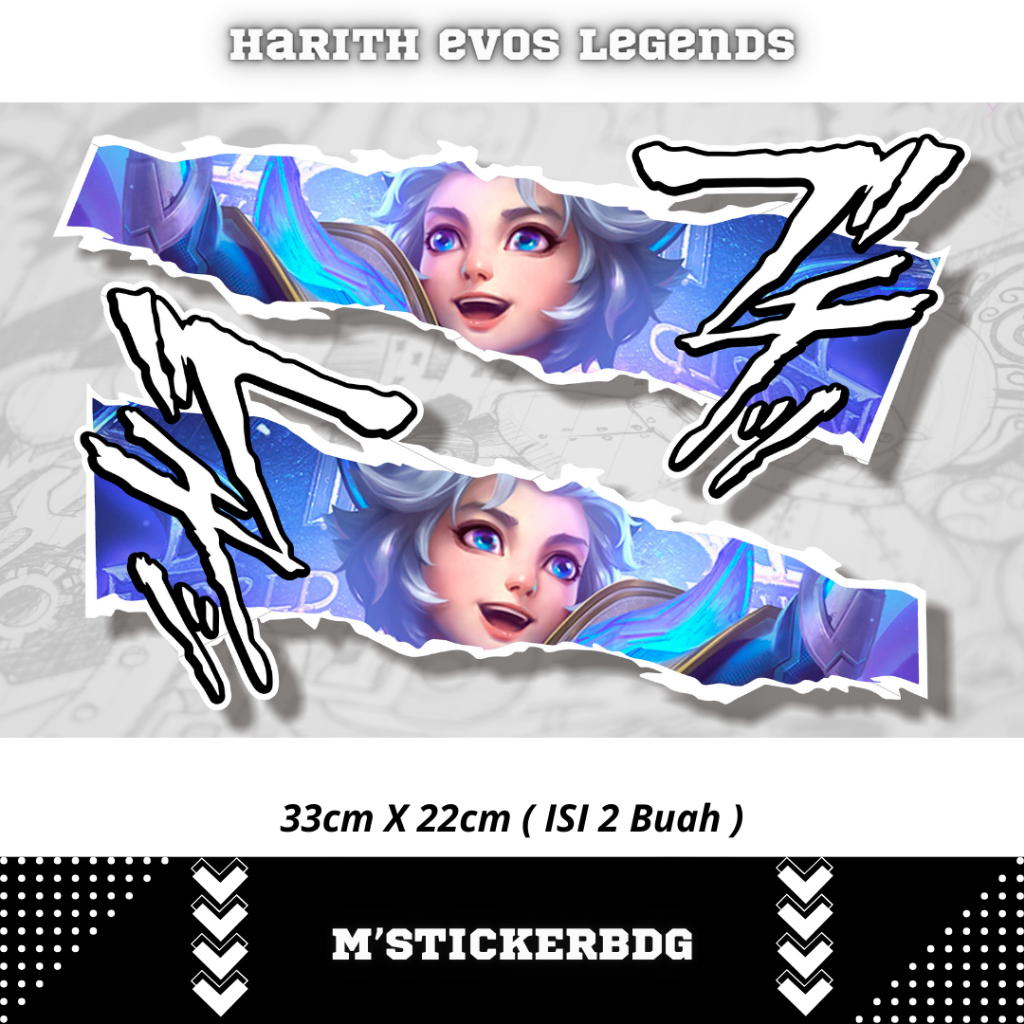 Jual Sticker Print Cutting Stiker all type motor motif Mata Anime ...