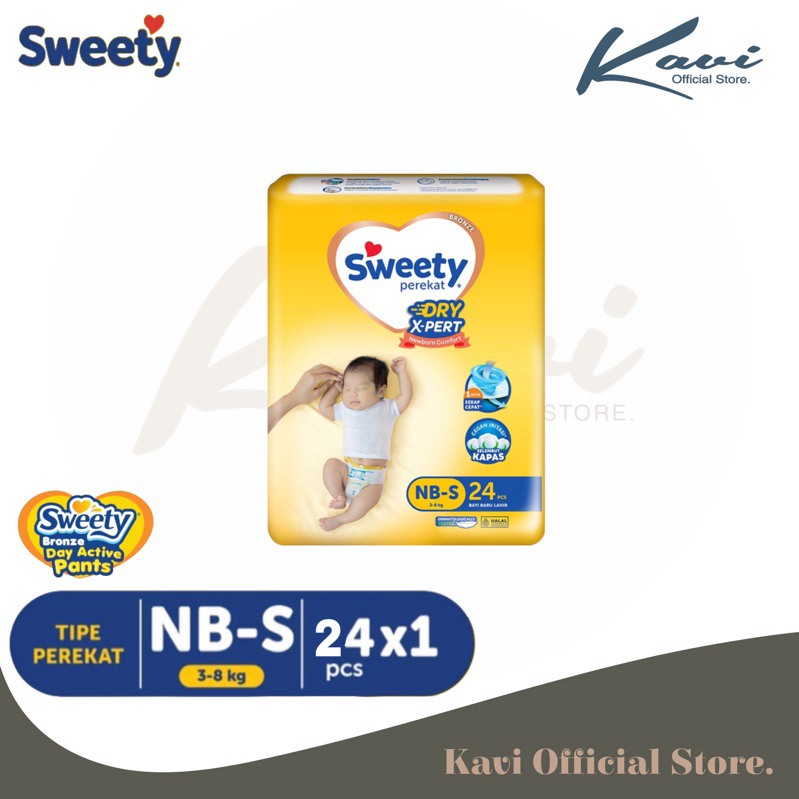 Jual SWEETY BRONZE COMFORT NB-S24 PEREKAT Pampers / Popok bayi baru ...