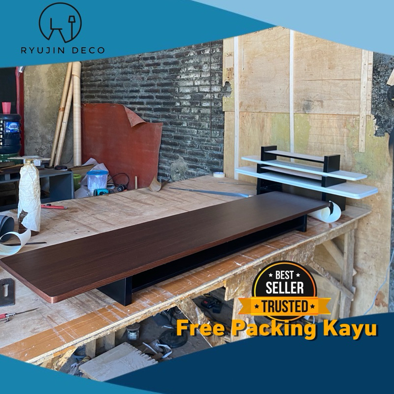 Jual Stand tv minimalis stand kuat dan kokoh Panjang 150cm | Shopee ...