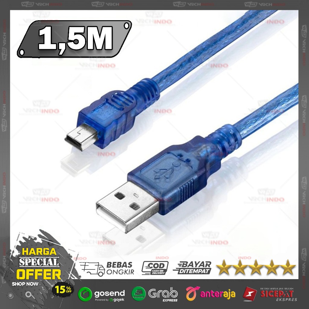 Jual Kabel USB 5 Pin Panjang / Kabel USB 2.0 to 5 pin 1.5M / Kabel USB ...