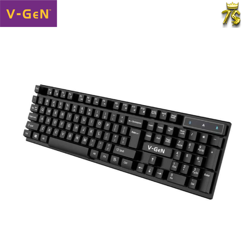 Jual Wired USB Keyboard V-GeN VKB-03 PNP Keyboard Kabel | Shopee Indonesia
