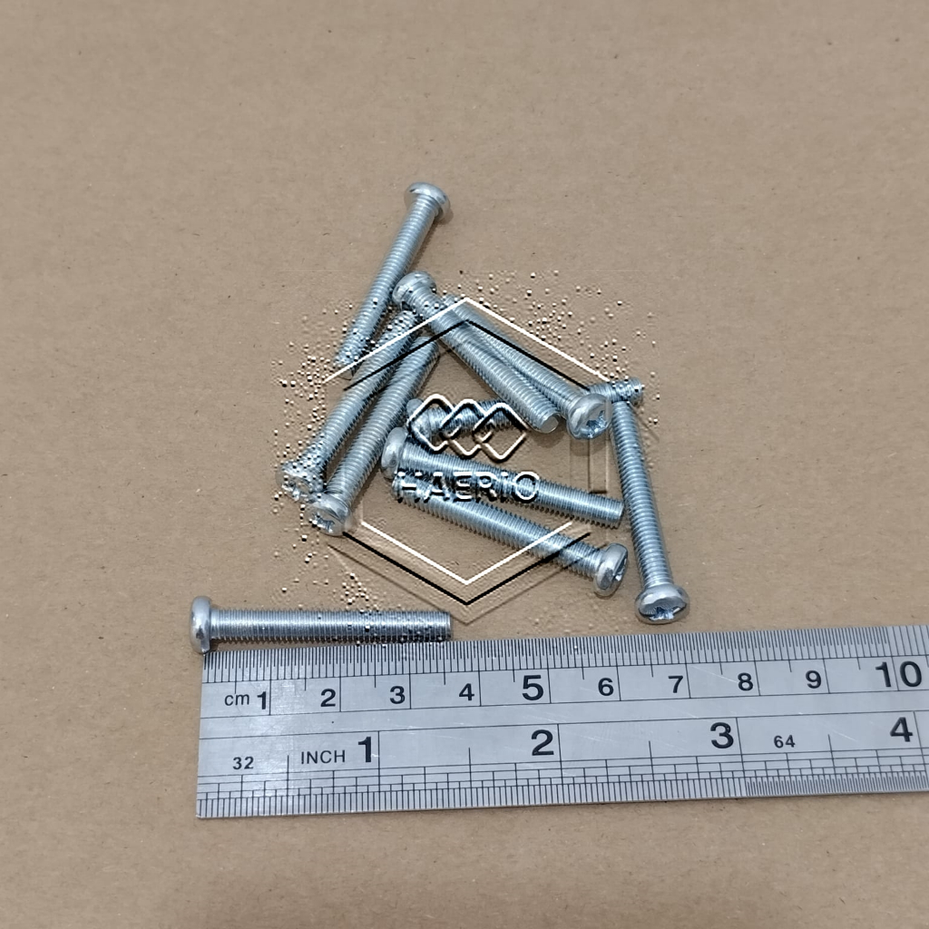 Jual BAUT JP M5X35 PAN HEAD SEKRUP M5 X 35 PANJANG 3,5CM 3,5 CM 5X35 5 ...