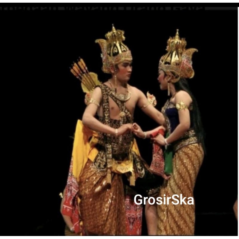 Jual Setelan Couple Kostum Wayang Rama dan Sinta | Shopee Indonesia