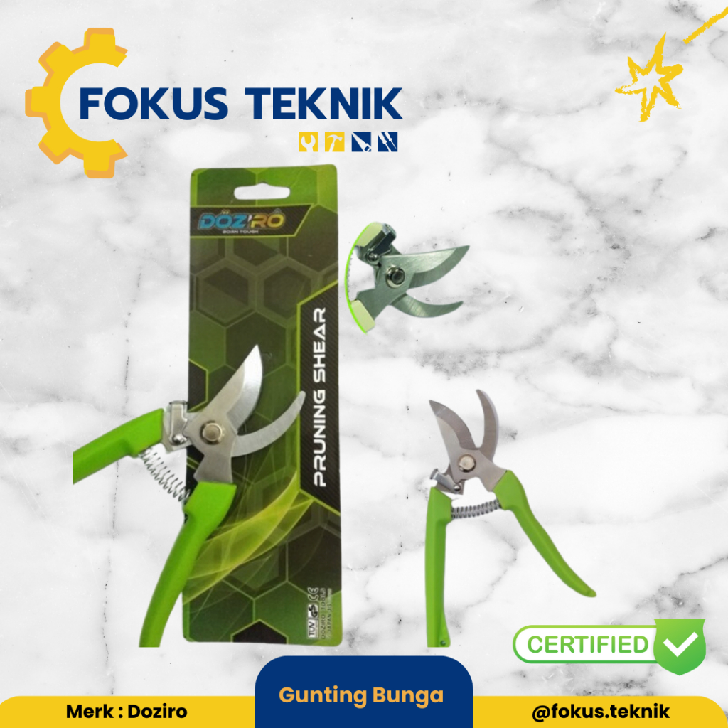 Jual Gunting Ranting Tanaman Serbaguna Pruning Shears Doziro | Shopee ...