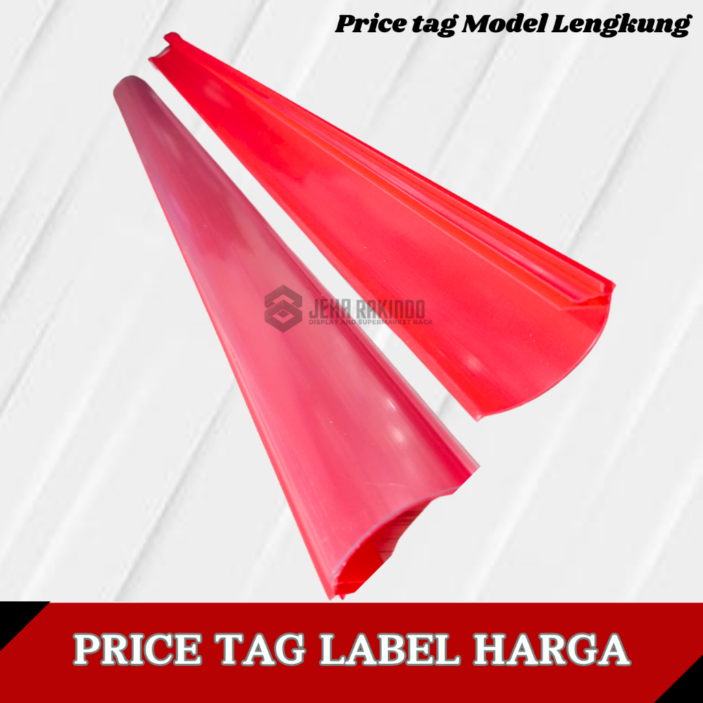 Jual Pricetag label harga pricetag lengkung pricetag rak minimarket ...