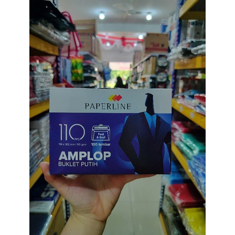 Jual Amplop Paperline 110 Polos (1 box isi 100) | Shopee Indonesia