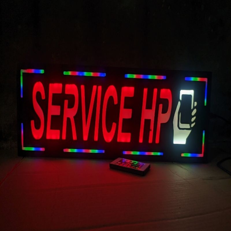 Jual Lampu SERVIS HP | Lampu Sign | Lampu Led iklan | Lampu hias ...